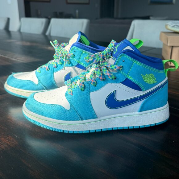 Nike | Shoes | Jordan Mid Se Gs Sprite | Poshmark
